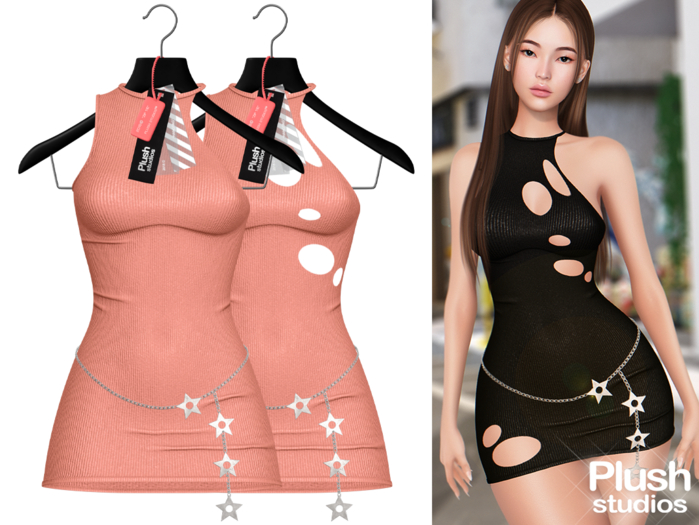 Second Life Marketplace - Plush Studios. Sheena Dress - Plush